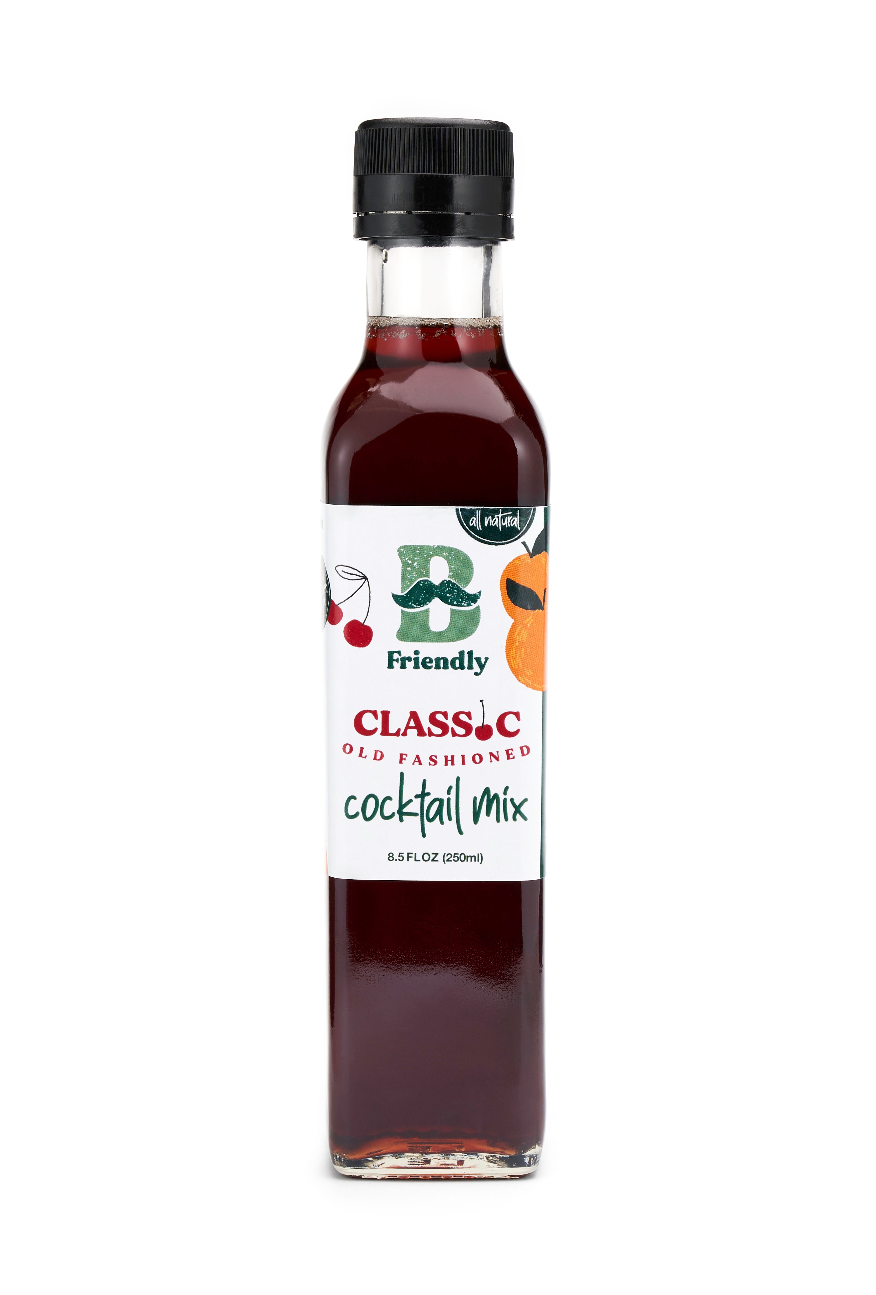 Classic Old Fashioned Mix 250ml Bottle – B Friendly Bar Quality Mixers